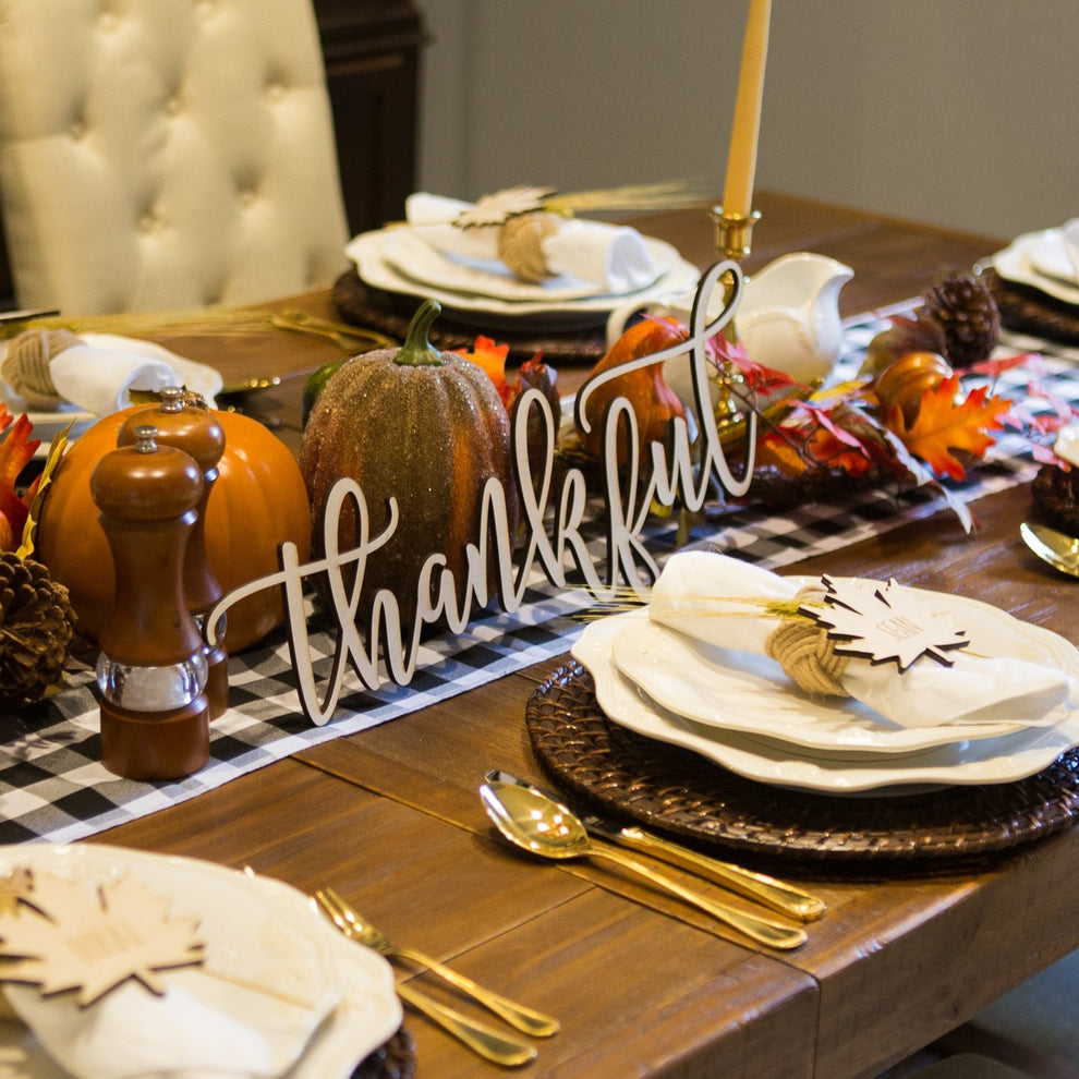 Thankful Table Sign – Z Create Design