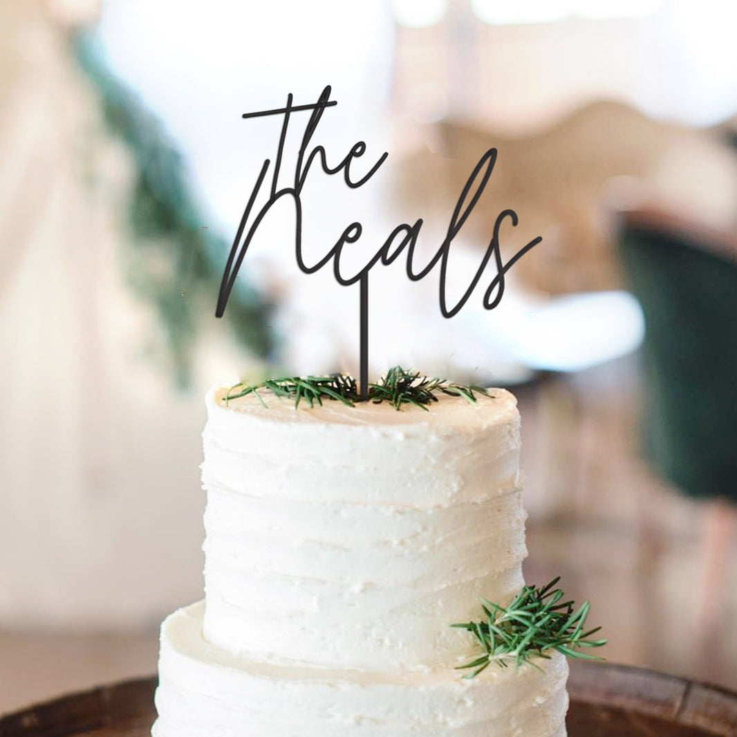 Wedding Cake Toppers, Personalized in Glitter or Wood – Z Create Design